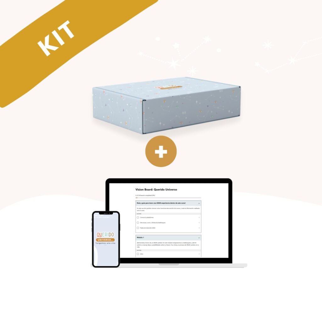 Querido universo | Kit para crear tu Vision Board | OREM