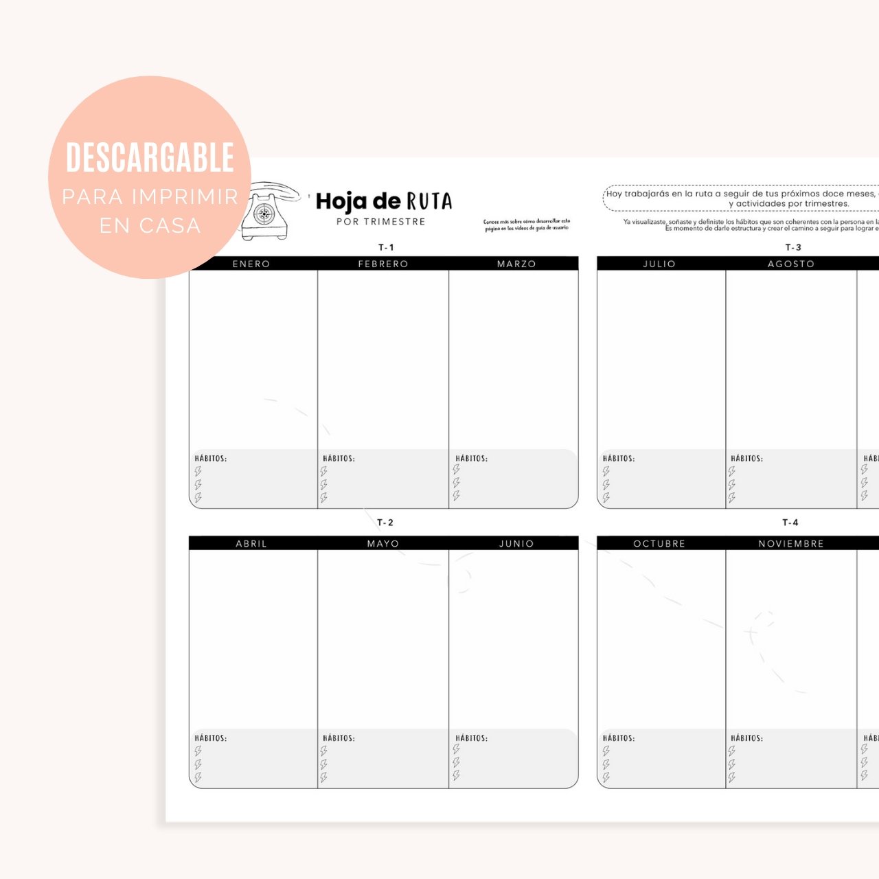 Descargable Gratis Hoja de Ruta | OREM